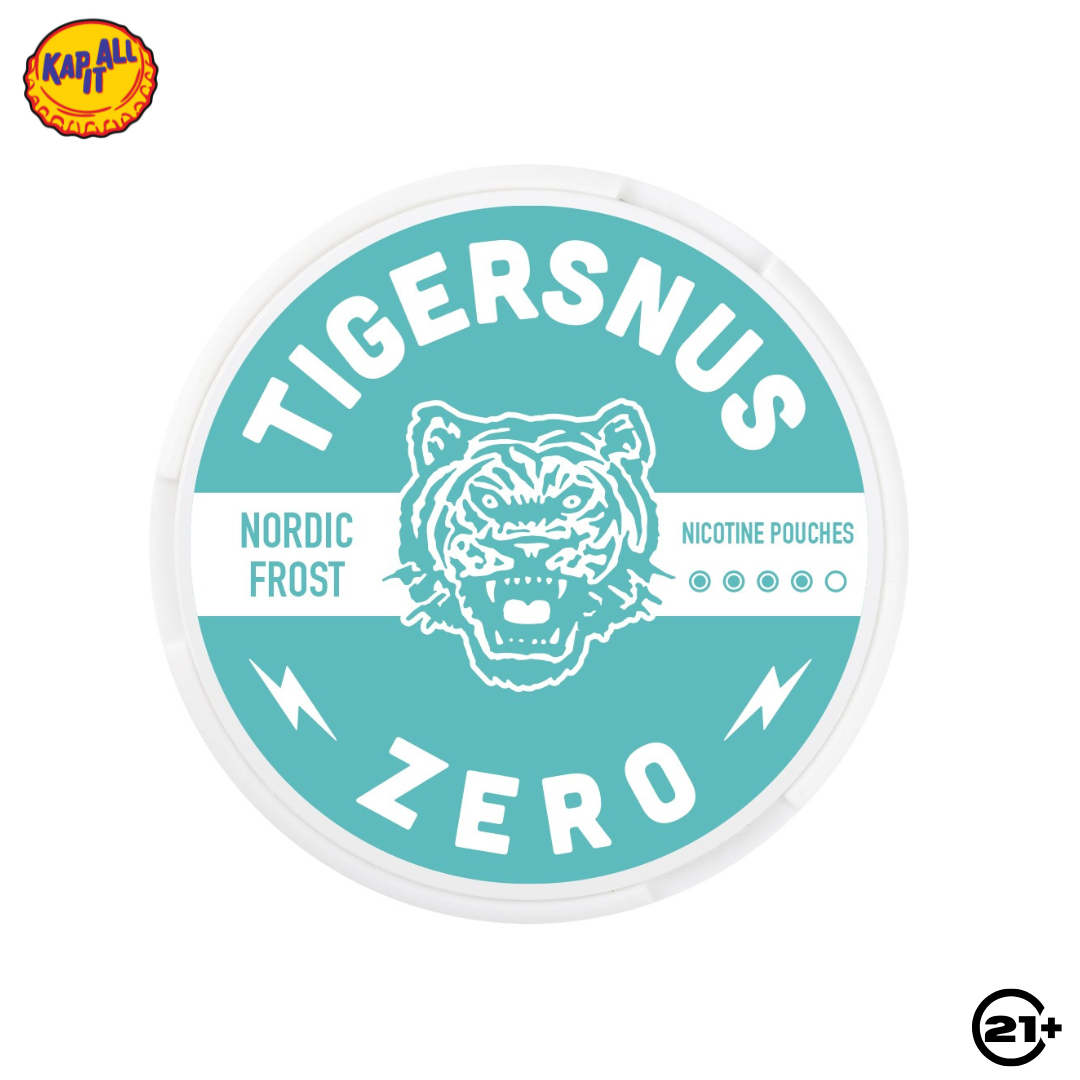 TIGERSNUS ZERO NORDIC FROST - NICOTINE POUCH – KAPITALL | Bottle Shop
